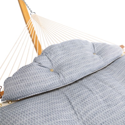 Large Bella Dura Tufted Hammock with Detachable Pillow - Atoll Mist ...